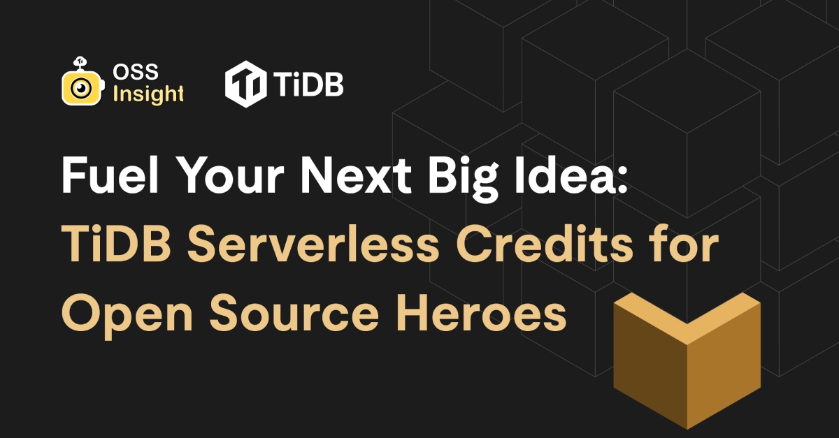 オープンソースこそTiDBのDNA：TiDBのコミットメントを再確認 | PingCAP株式会社